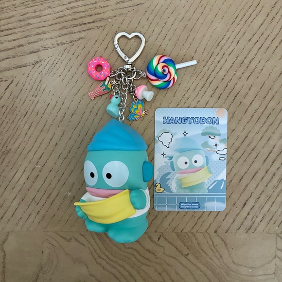 Miniso | Accessories | Miniso Sanrio Hangyodon Diy Keychain Wipe The ...